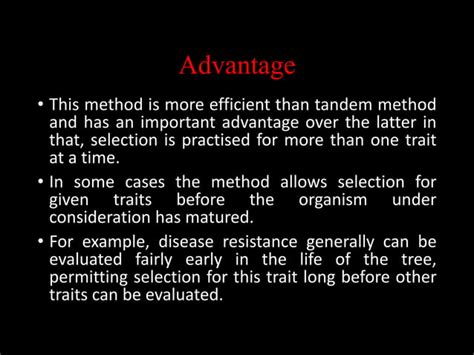 Multiple Trait Selection Pptx