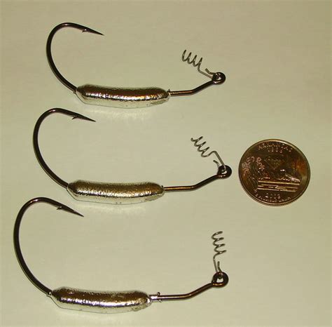 Large Weighted Swimbait Hooks 14 Ounce Timmy Toms