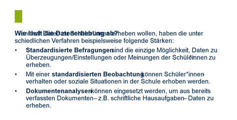 Quantitative Datenanalyse Methodenzentrum