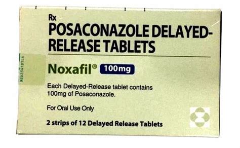Noxafil 100 Mg 2 12 Prescription At ₹ 12960 Bottle In Ahmedabad Id