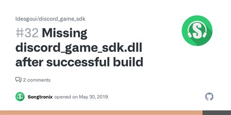 Missing Discord Game Sdk Dll After Successful Build Issue 32