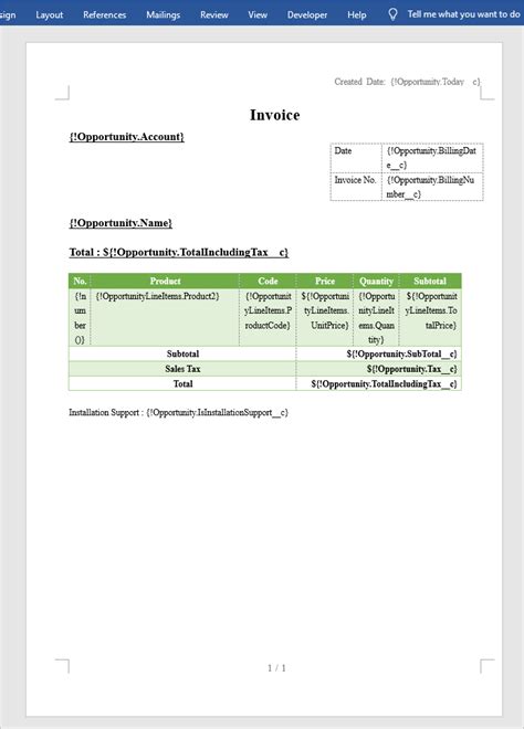 Generate A Word Document In Salesforce Using Office File Creator Office File Creator