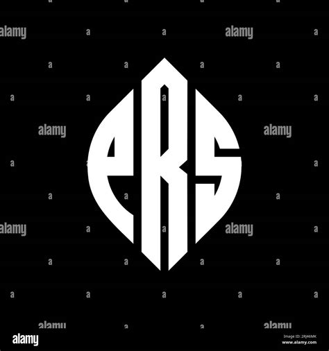 Prs Circle Letter Logo Design With Circle And Ellipse Shape Prs