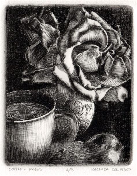 Drypoint Print On Plexiglass Using Inexpensive Plastic For Intaglio Printmaking Etching