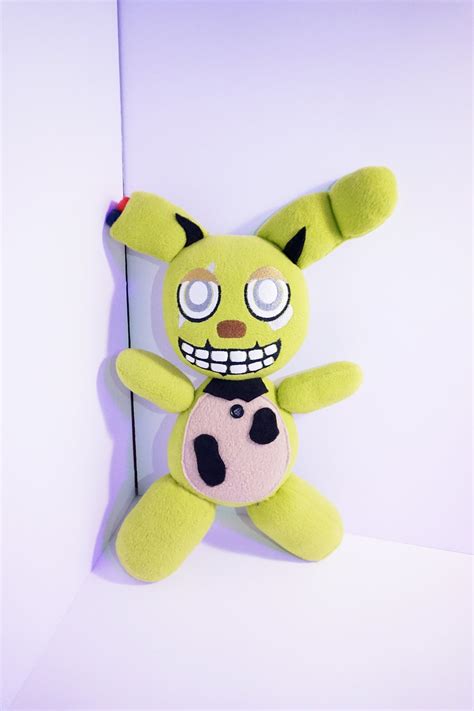Springtrap Plush Inspired By Five Nights At Freddys Unofficial Fnaf Spring Trap Horror