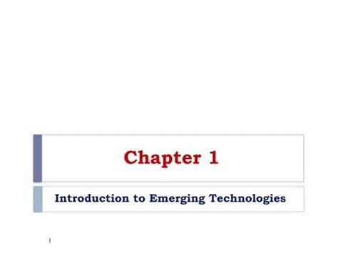 Introduction To Emerging Technology Pdf Computing Technology And Computing