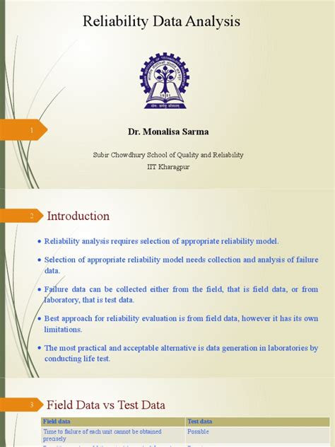 Reliability Data Analysis Techniques Pdf