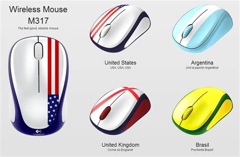 Logitech Global Fan Collection Mice Offer Wireless Mice With National Flags Geeky Gadgets