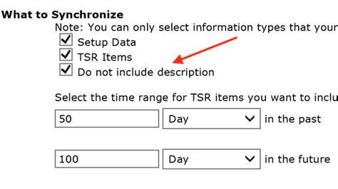 do not sync description field timesheet reporter manual