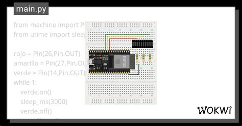 S2e5barra De Leds Wokwi Esp32 Stm32 Arduino Simulator