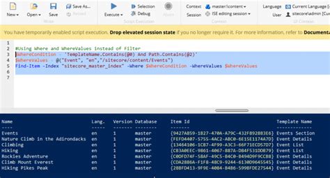 Sitecore Powershell 4 Using Contentsearch Api With The Help Of Find