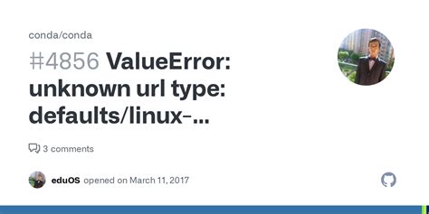 Valueerror Unknown Url Type Defaultslinux 64repodatajsonbz2 · Issue 4856 · Condaconda