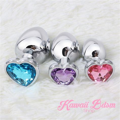 Heart Plugs Kawaii Bdsm