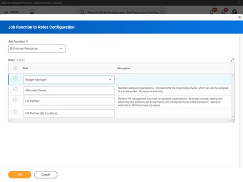 Security Role Assignment Workday Marketplace