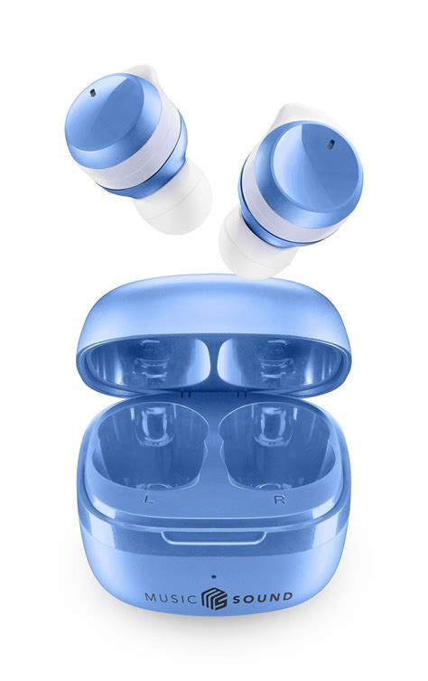 Bluetooth слушалки Music Sound Flow Tws сини Smartstyle Bg