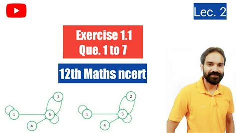 Exercise 11 Chapter 1 Relations And Functions Class 12 Maths Ncert Youtube