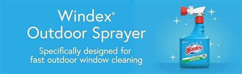 Windex Outdoor Window And Glass Cleaner For Hose Ammonia