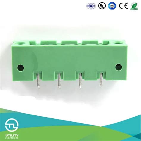 Straight Flange Panel Mount With Solder Lugs Pcb Terminal Blocks Pcb Terminal Block And Hole