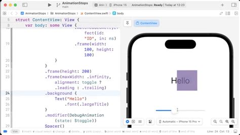 Debugging Animations Swift Talk