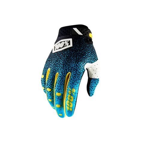 Ръкавици 100 Ridefit Gloves Cyanblack Grmxbg