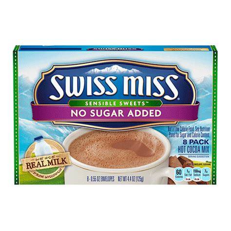 No Sugar Added Hot Cocoa Mix Swiss Miss