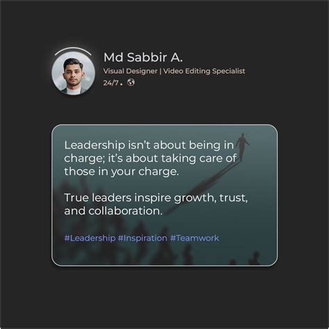 Md Sabbir Ahmed On Linkedin Leadership Teamwork Growthmindset
