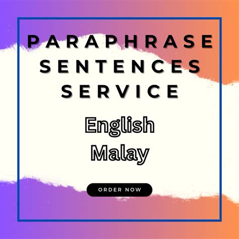 Paraphrase Sentences English And Malay And Similarity Check Shopee