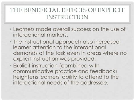 ppt explicit instruction and jfl learners use of interactional