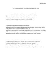 NetLab A Lab Docx Stephanie Vergil Lab Network Devices And Technologies Capturing
