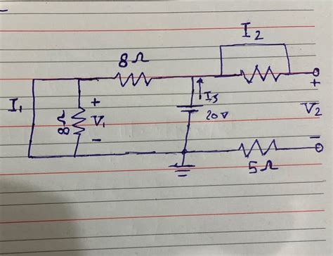 Solved Determine A I1 And I2 B V1 And V2 C Is Chegg Com
