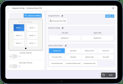 Thinkone Smart Home Automation App Keypad Config Solution