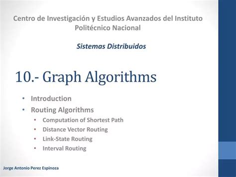 Ppt 10 Graph Algorithms Powerpoint Presentation Free Download Id2105387
