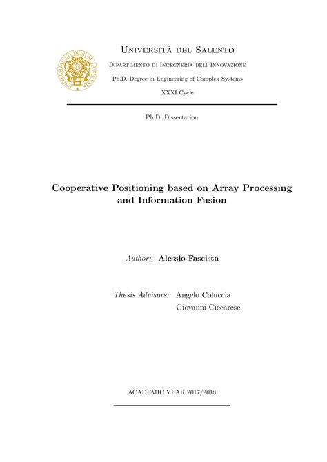 cooperative positioning based on array processing and information