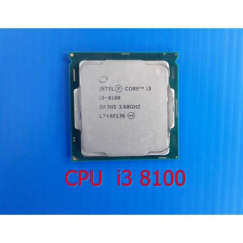 Cpu ซีพียู Intel Core I3 8100 3 6 Ghz Lga 1151v2 สินค้ามือสอง