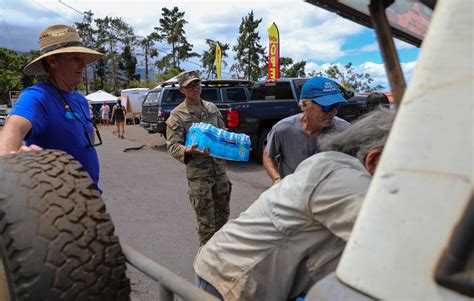 Jtf 50 Assists With Water Distribution In Maui Us Army Pacific