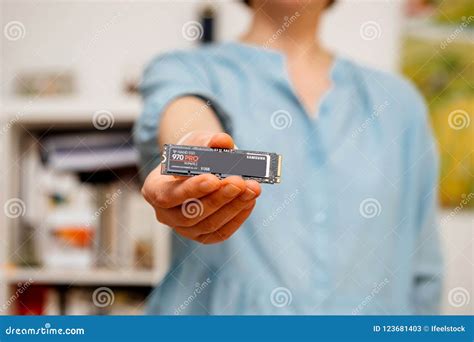 Ssd Nvme M2 Drive In Hand Isolated On White Stock Photography CartoonDealer Com 167006918
