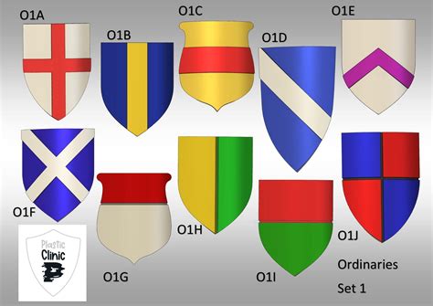 Classic Shield Shapes Classic Shield Shapes Stock Illustrations