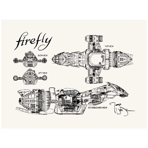 Firefly Ship Drawing