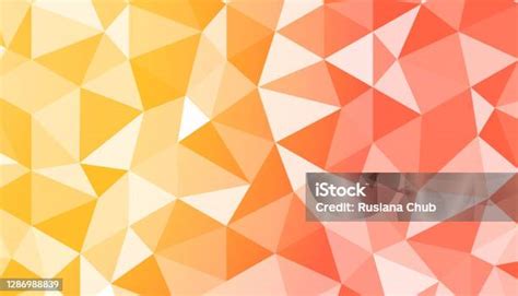 노란색 분홍색 그라데이션의 다양한 삼각형의 현대적인 배경 벡터 그림입니다 0명에 대한 스톡 벡터 아트 및 기타 이미지 0명 개념 거미줄 Istock