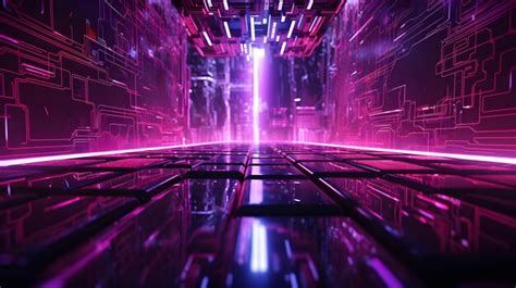 Premium Photo Abstract Technology Background With Wavy Color Grid Analytics Data Algorithms