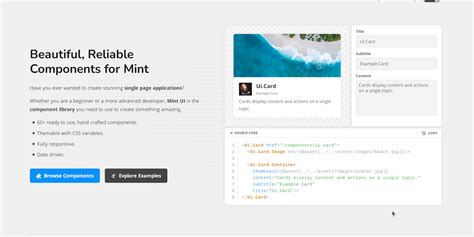 Mint Ui Beautiful Reliable Component Library For Mint Product Hunt