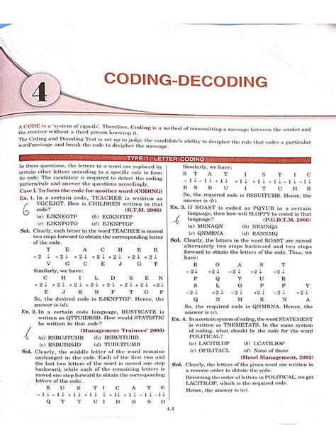 Coding Decoding Pdf