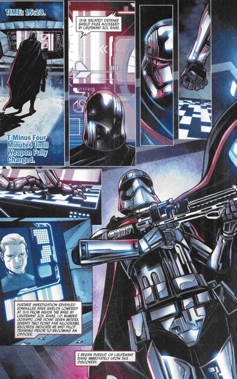 Star Wars Comic 1 The Last Jedi Captain Phasma Cover A First Print 2017