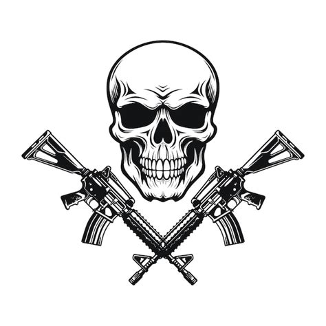 Crossed Assault Rifles Logo