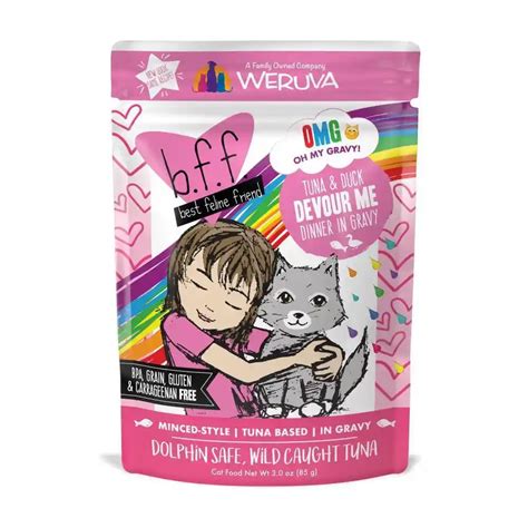 Weruva Cat Bff Tuna And Duck Pouches 3 Oz