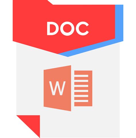 Doc File Format Minimal Icon 66500526 Png
