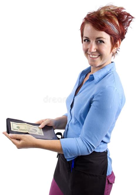 Waitress Tips Stock Photo Image Of Grateful Bill Payment 31818474