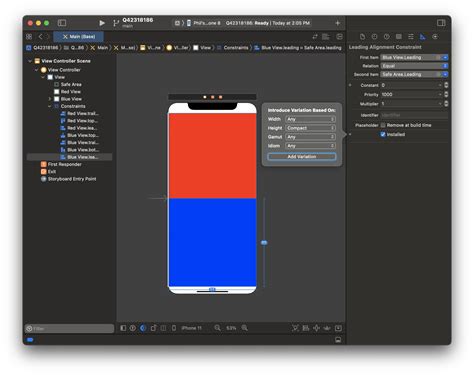 Ios How To Change Layout Of Views Between Landscape And Portrait Mode