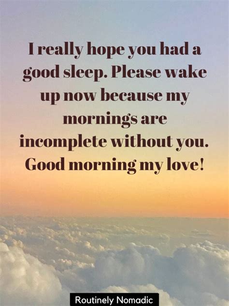 215 Good Morning Love Quotes Routinely Nomadic
