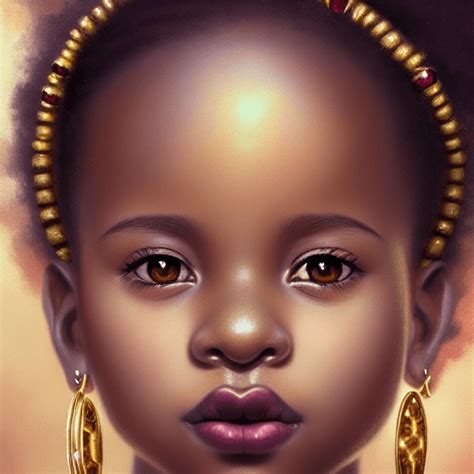 Gorgeous Nubian Girl · Creative Fabrica